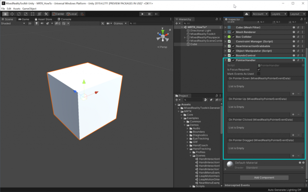 MRTK 2 – How to build crucial Spatial Interactions – Mixed Reality Now
